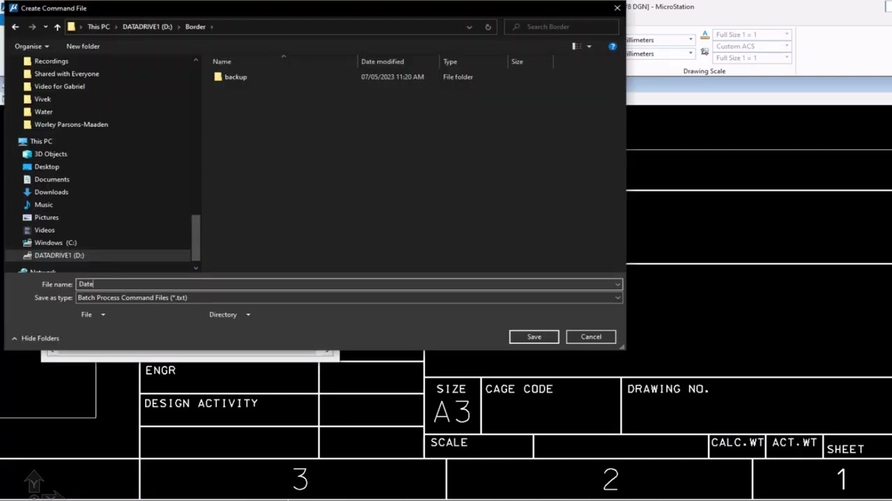 MicroStation - Macro and Batch Process