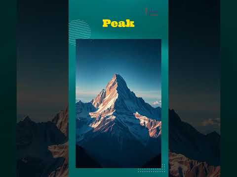 Vocabulary on mountains
