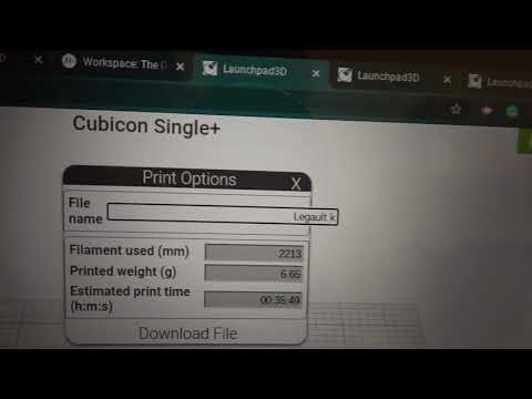 3D Print from a Chromebook to a Cubicon Single +