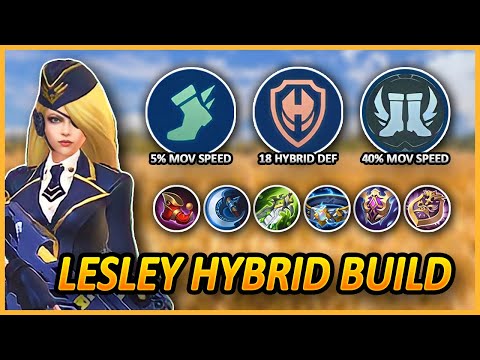Lesley HYBRID Build with Tank Item (Avoid This Build At Rank 🚫) - Lesley Montage Eps 1