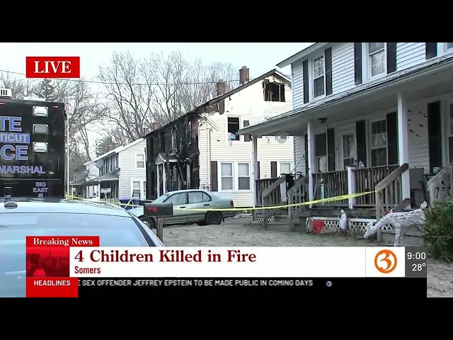 How old were the four children killed in the Somers house fire ...