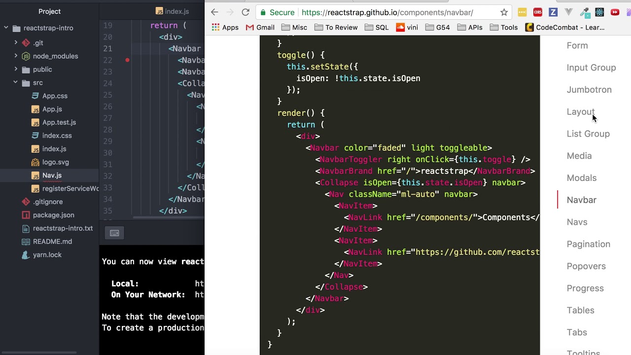 Reactstrap - 03 - Props and Customizing