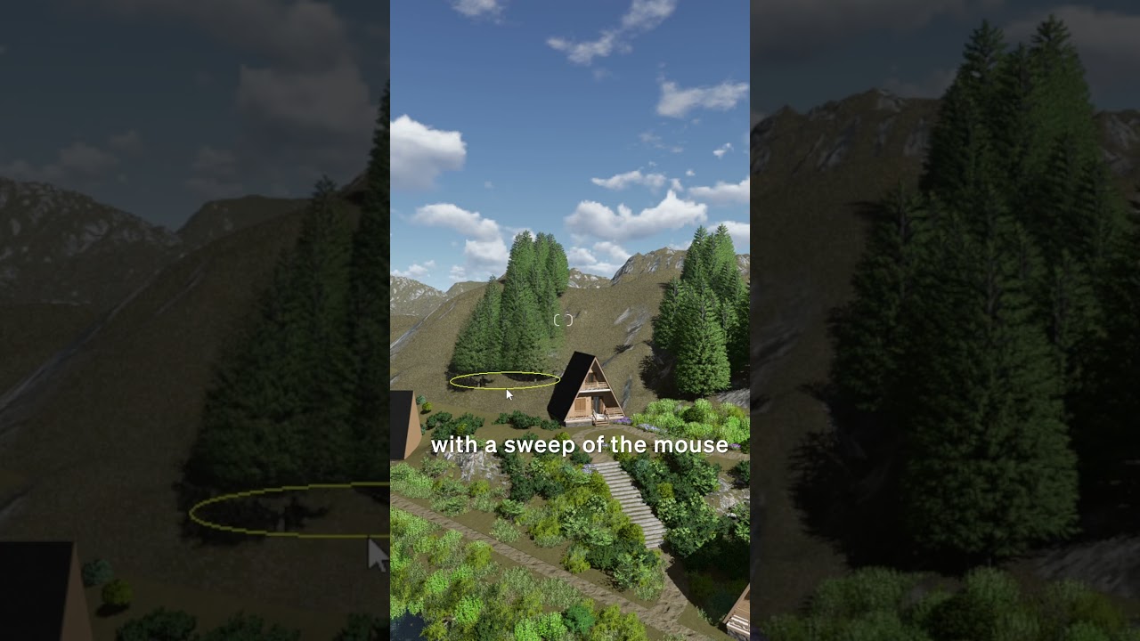 Save time designing landscapes #shorts #lumion
