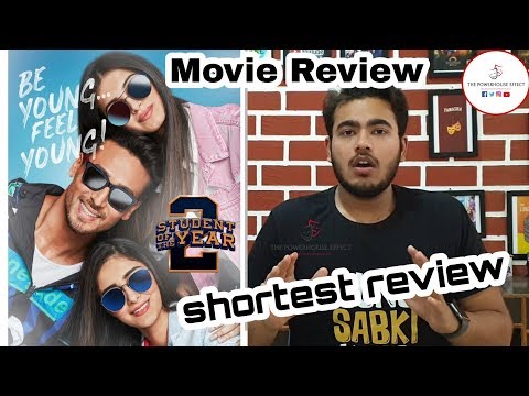 Student Of The Year 2 - REVIEW shortest | Tiger Shroff | Tara | Ananya | Punit Malhotra