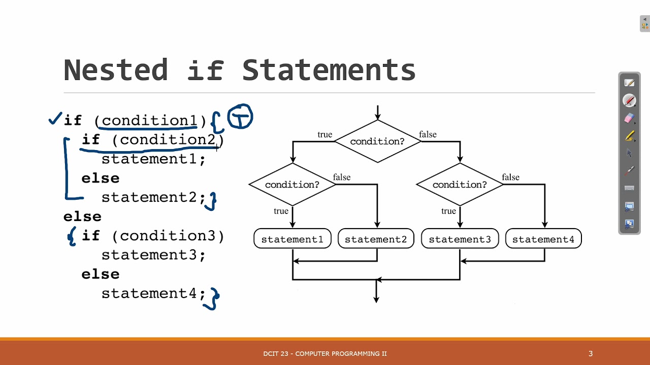 Java Conditional Statement - Nested If Part 1