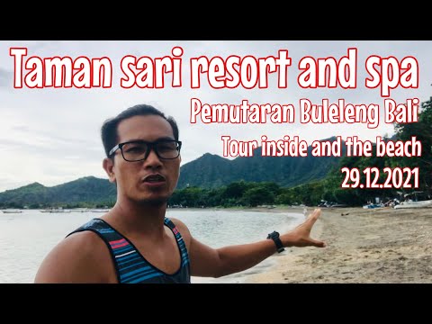 Taman sari resort pemutaran || I will show you inside and the beach so beautiful #tamansari #resort