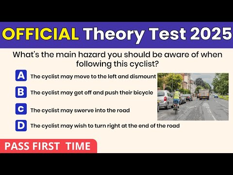Theory Test 2025 UK | LATEST Asked Questions | Pass First Time