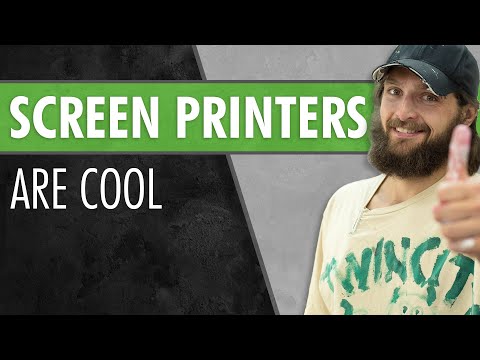Screen Printing - Best Job Ever