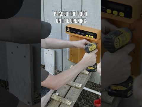 Easiest Install!! The Best Automatic Chicken Coop Door #chickens #coop