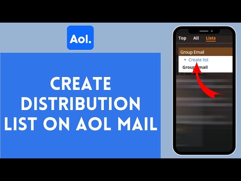 How to Create Distribution List on AOL Mail (2024) | AOL Mail Tutorial