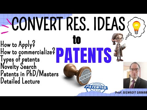 How to Publish a Patent with Publication and earn crores of rupees in Masters/PhD #phd #lecture