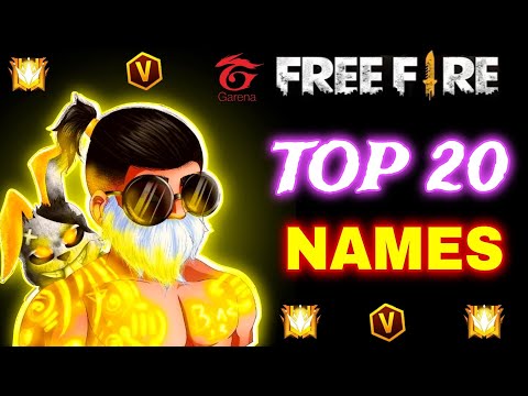 Top 20 Best Names in free fire || Attitude name free fire || Free fire Attitude name