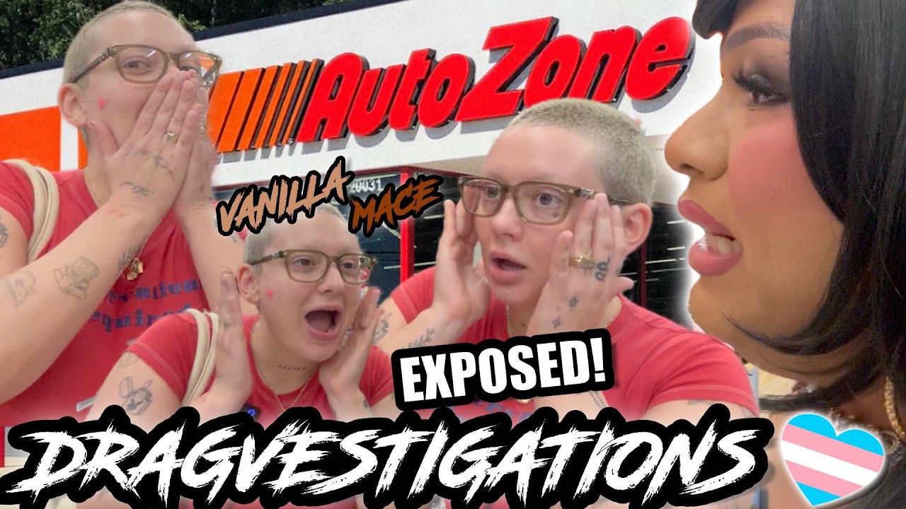 VANILLA MACE AND I DRAGVESTIGATE THE AUTOZONE!!