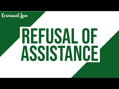 [Article 233] Refusal of Assistance: Criminal Law Discussion