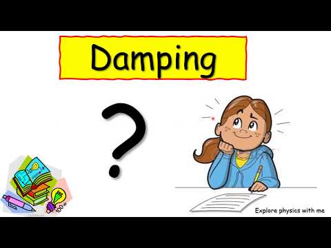 What is damped oscillation?/ class 10 physics/ damping in Simple Harmonic Motion