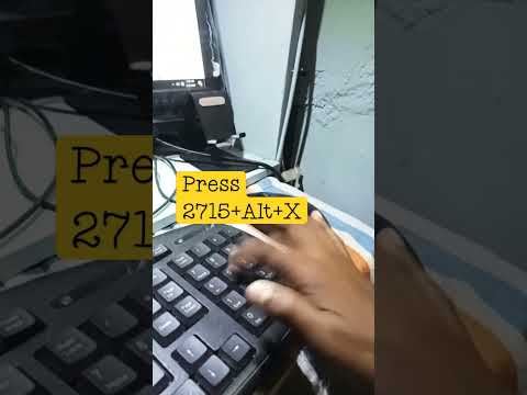 how to make cross symbol in microsoft word using shortcut key song Mehmaan #reels #computer #top ❌💻🆕