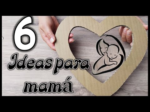 6 LINDAS IDEAS PARA REGALAR A MAMÁ - Manualidades para vender - Handicrafts for mother's day