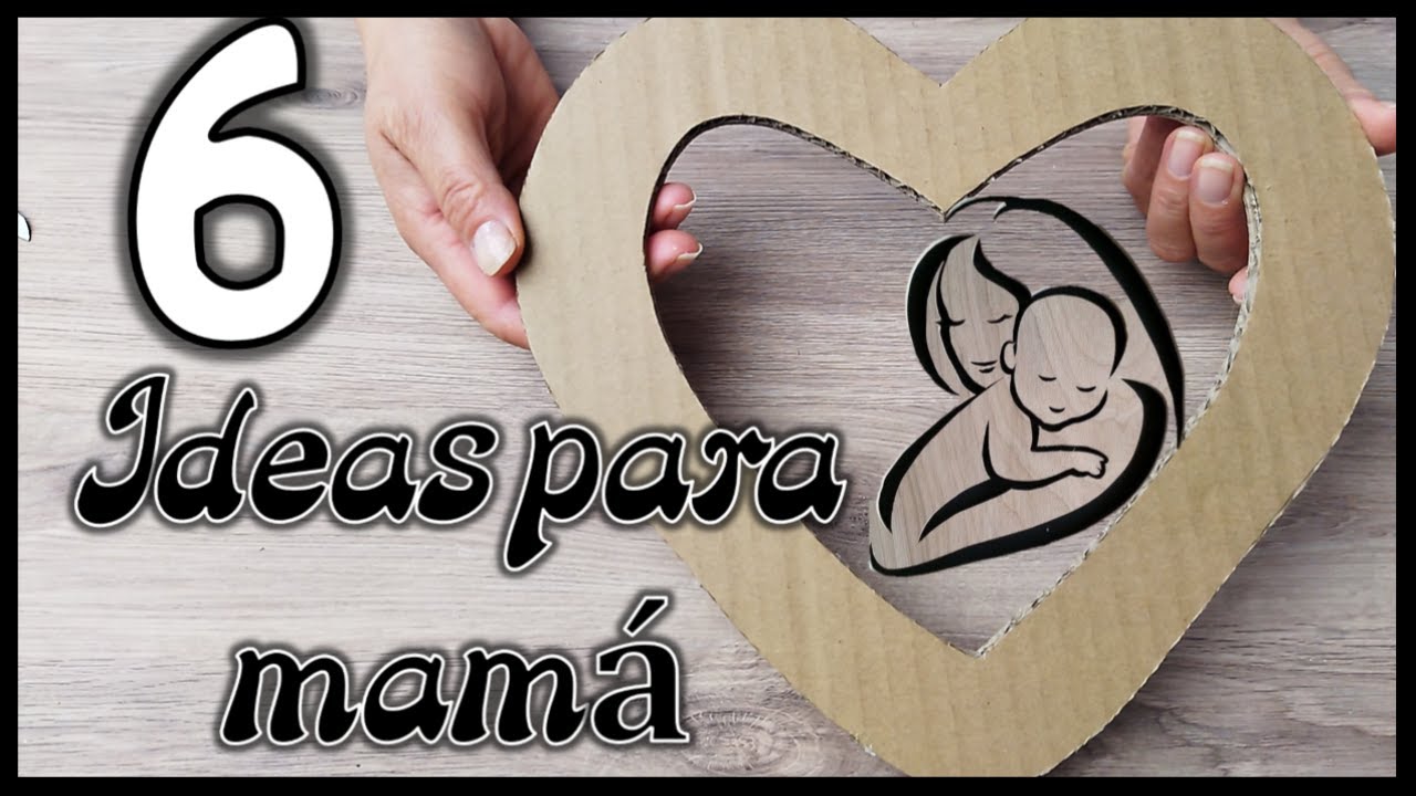 6 LINDAS IDEAS PARA REGALAR A MAMÁ - Manualidades para vender - Handicrafts for mother's day