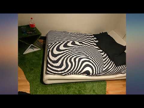 Amolife Platform Bed Queen//Deluxe Solid Upholstered Modern Bed Frame//Mattress review