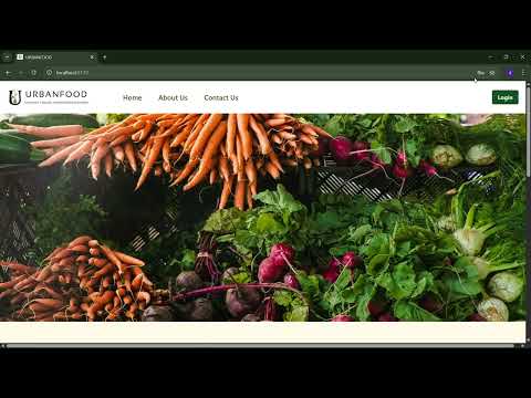 UrbanFood | Microservices-Based E-commerce Web App Demo (React.js + Spring Boot + PL/SQL)