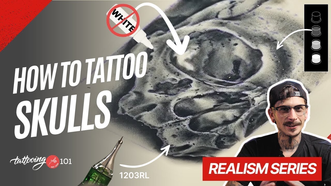How to Tattoo a Realistic Skull