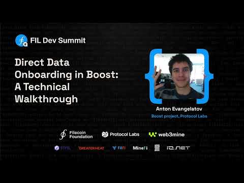Direct Data Onboarding in Boost: A Technical Walkthrough - Anton Evangelatov