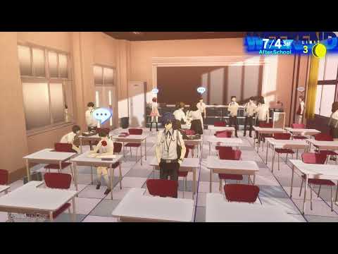 Persona 3 Reload - 7/4 Sat | Talk To Yokari Before School | Spend Time at Bookworms with Bunkichi