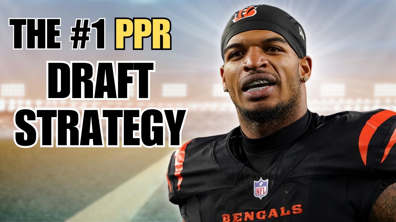 The BEST PPR Draft Strategy to DOMINATE Your League (+ Mock Drafts)