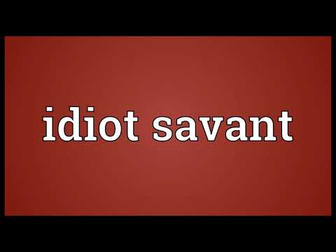Idiot savant Meaning | Wordogram