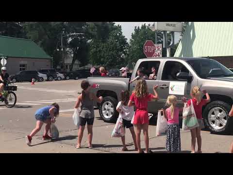 City of Waukee, Iowa Waukee Public Library (drill team) in the 4th of July parade!