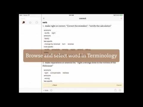 Terminology Workflows for Editorial