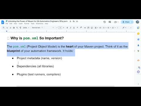 🚀 Unlocking the Power of Maven for QA Automation Engineers: Why pom.xml is Your Secret Weapon!