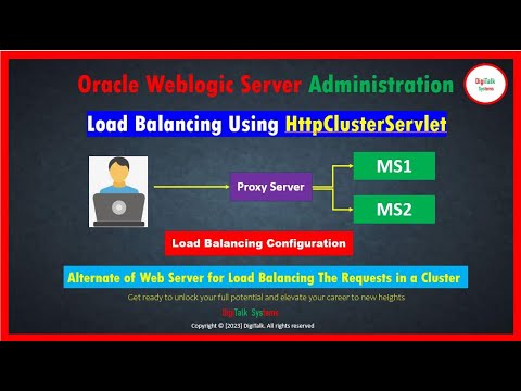 WebLogic Load Balancing Using HttpClusterServlet (Alternate of Web Server)