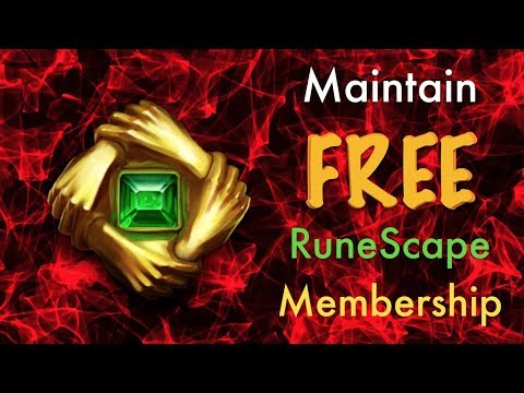 Maintain FREE RuneScape Membership