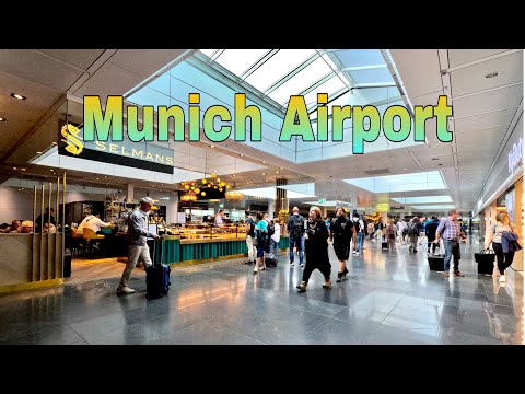 [4K] Munich Franz-Josef-Strauss International Airport | Departures | Germany