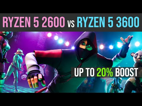 Ryzen 5 2600 vs Ryzen 5 3600 test in 5 games | 1080p