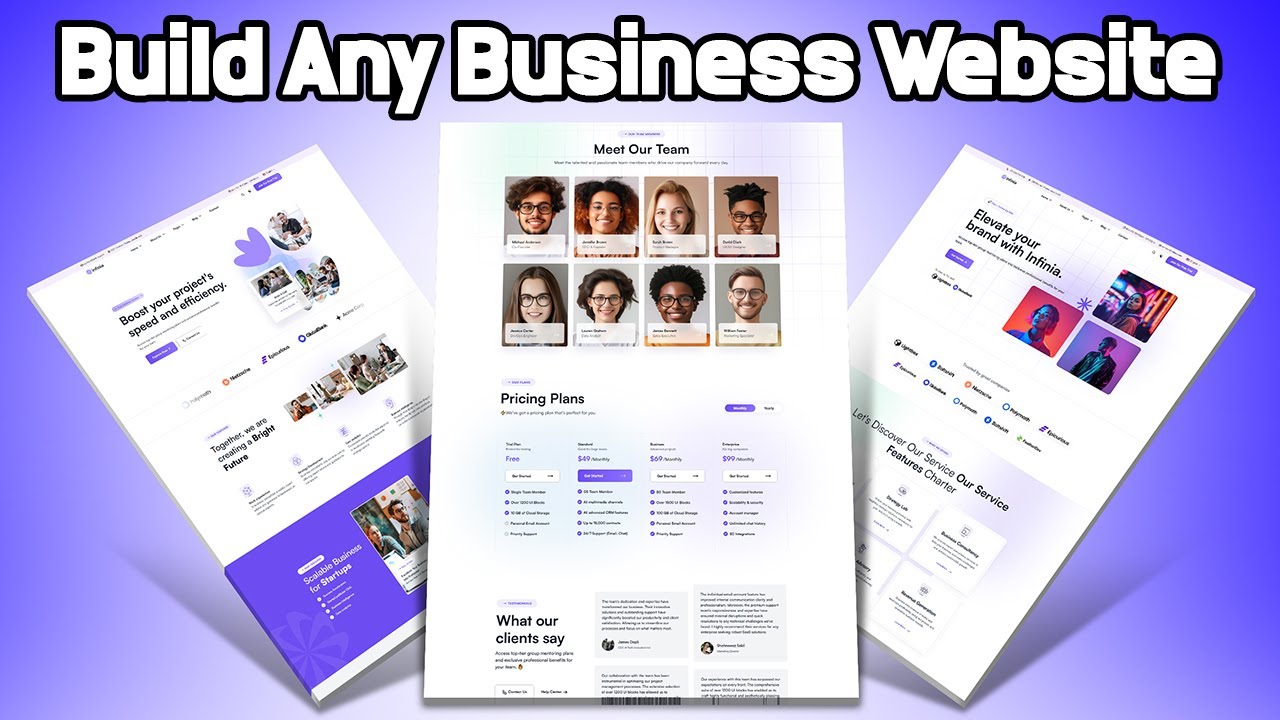 I Built a Complete Business & Startup Website Using Laravel (One Script!)