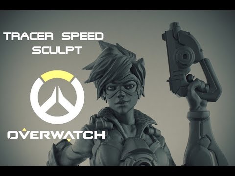 Overwatch - Tracer - Full character - Low poly. Hi-poly version in ...