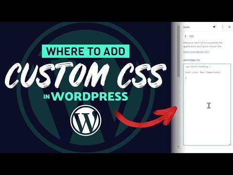 Where to Add Custom CSS in WordPress Block Themes | WordPress for Beginners
