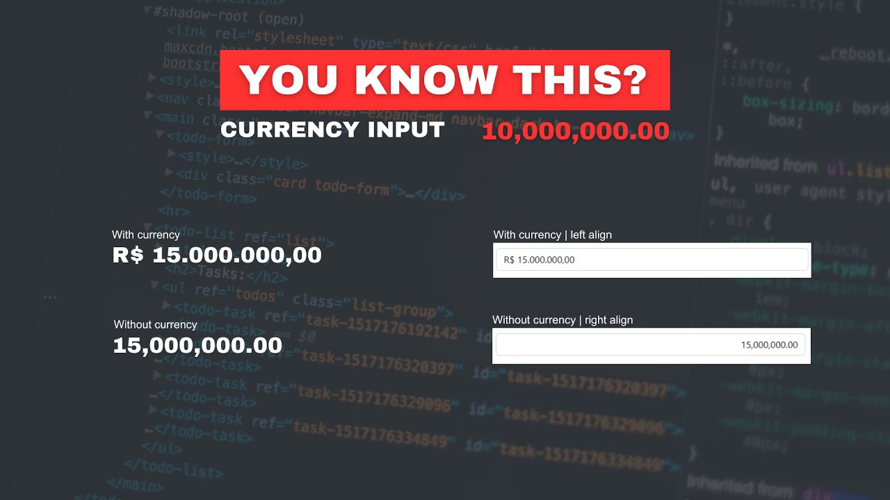 Angular Currency Input Hack | Angular 14