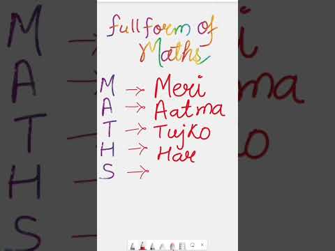 full form of math's 😂 #music #kpop #army #maths #fun #mathematics #viral #shorts #short