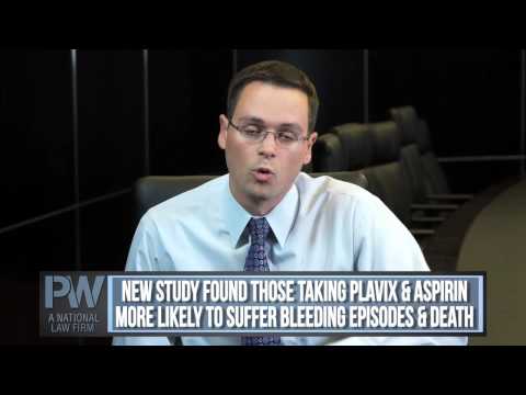 Plavix & Aspirin: Beneficial in Preventing Stroke? Attorney Michael Werner of Parker Waichman