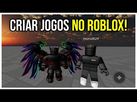 COMO CRIAR UM JOGO NO ROBLOX NO CELULAR!!! - Studio Lite