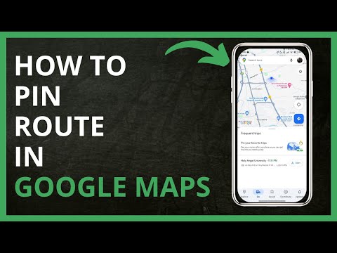 How To Pin Route in Google Maps in 2024