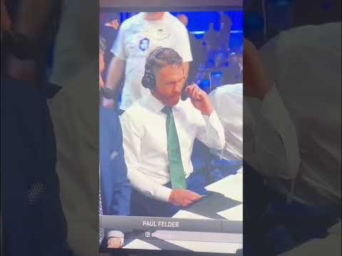 UFC Eric Nicksick passed #ufc commentator Paul Felder money on camera during the broadcast vegas106