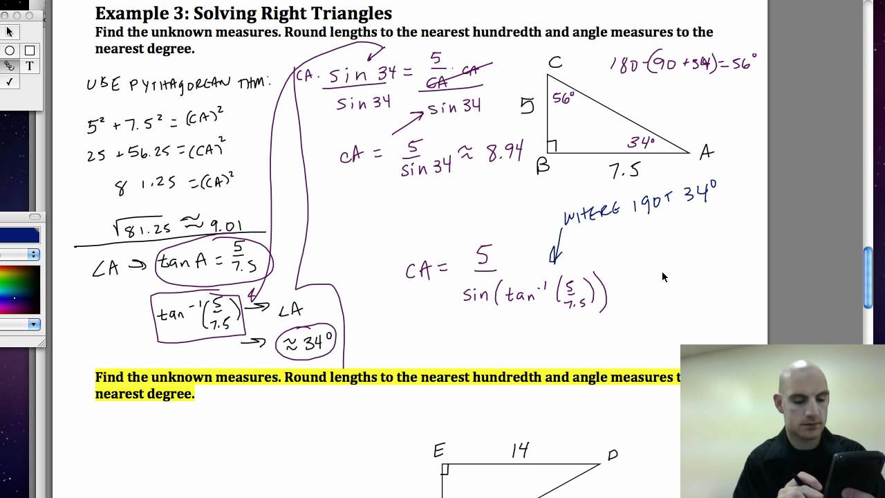 Solving Right Triangles