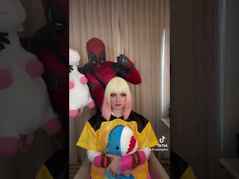 He’s always hurting my feelings 🥹#deadpoolsthighs #deadpoolcosplay #gwenpoolcosplay #cosplay