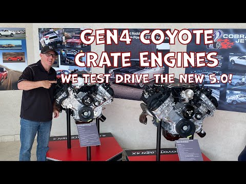 We Drive the New Gen4 Coyote Crate Engine from Ford Performance! Dual or Single Throttle Body!