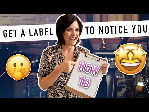 How to get a RECORD LABEL to NOTICE you! (music industry advice)