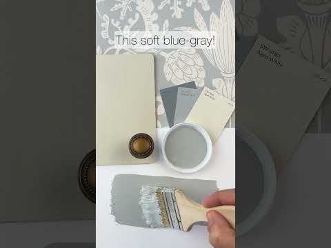 Monorail Silver by Sherwin Williams is a soft blue-gray paint color. #sherwinwilliams #paintcolor